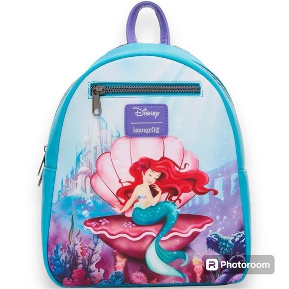 Loungefly | Bags | Loungefly Disney The Little Mermaid Ariel Shell Mini ...